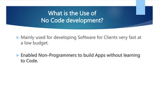 No Code Development.pptx
