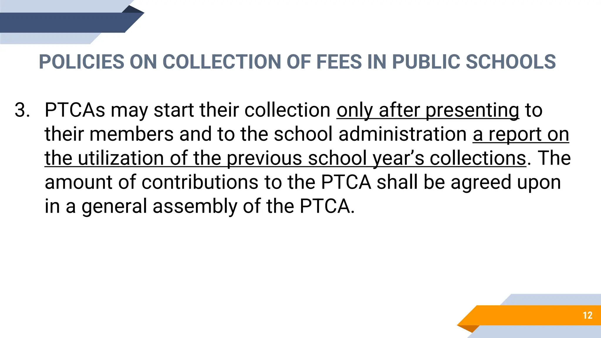 A Presentation on the No Collection Policy of DepEd | PDF