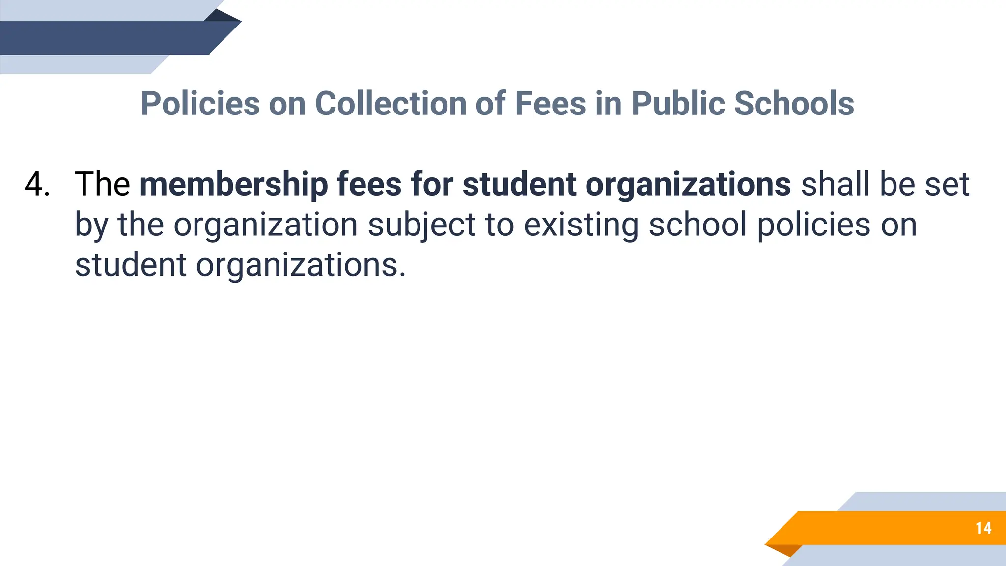 A Presentation on the No Collection Policy of DepEd | PDF