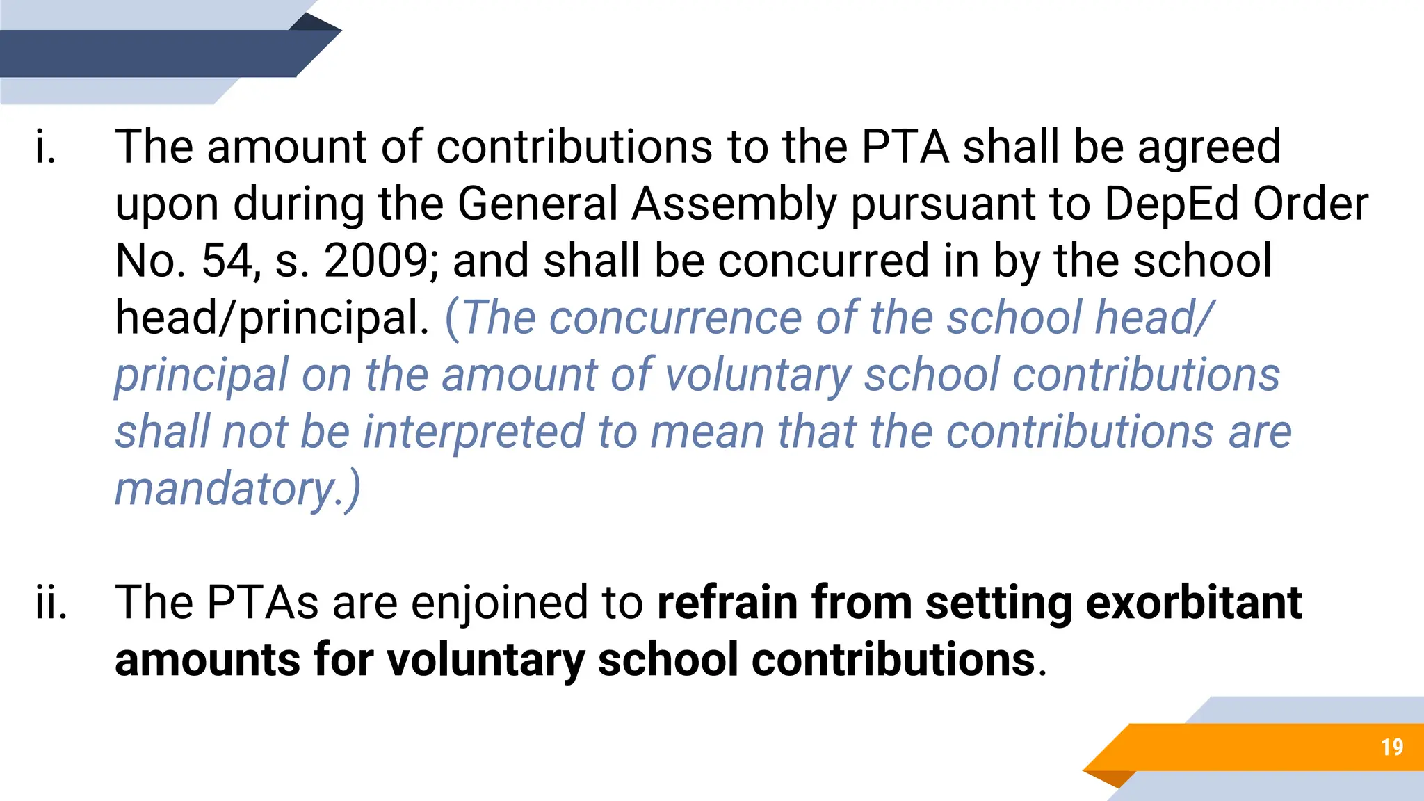 A Presentation on the No Collection Policy of DepEd | PDF