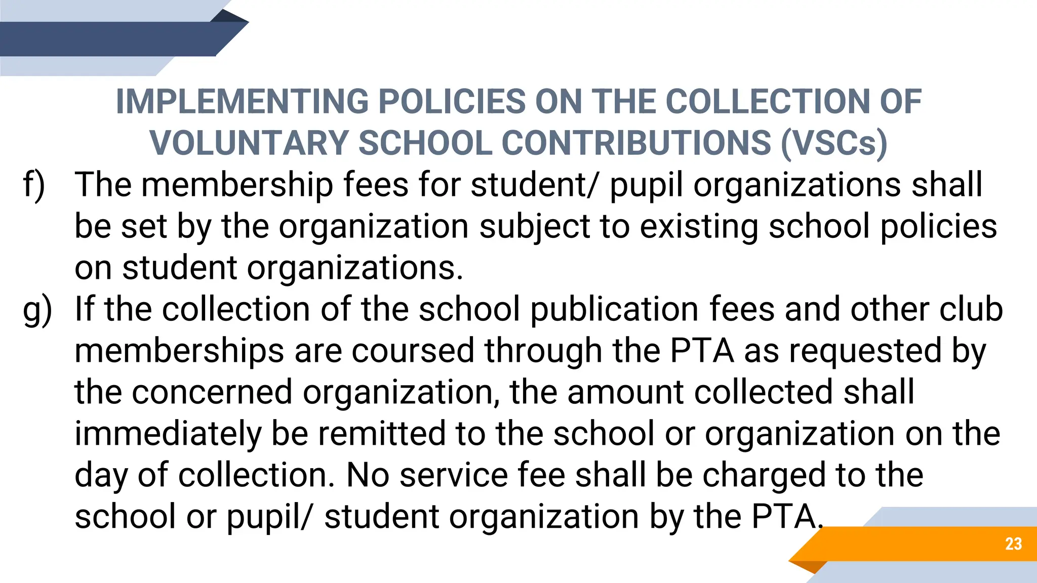 A Presentation on the No Collection Policy of DepEd | PDF