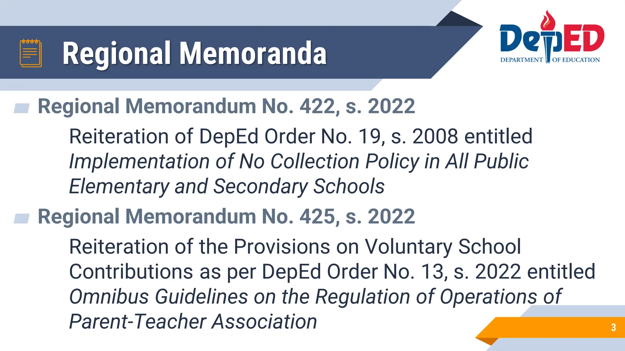 A Presentation on the No Collection Policy of DepEd | PDF