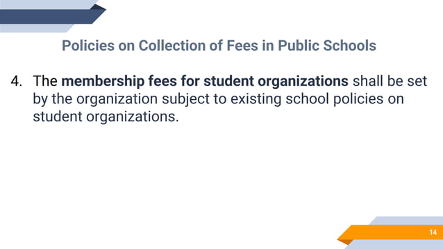 A Presentation on the No Collection Policy of DepEd | PDF