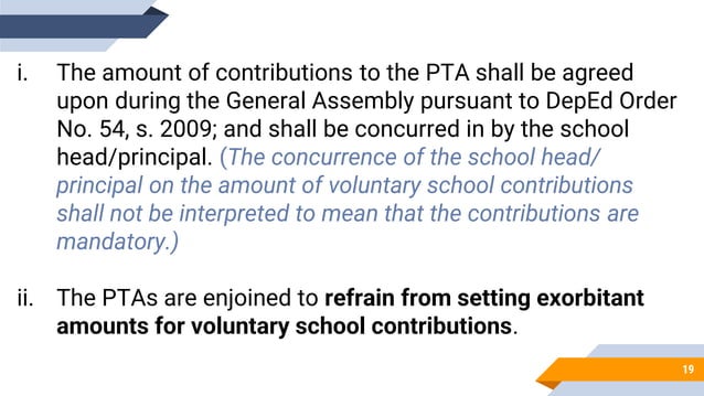 A Presentation on the No Collection Policy of DepEd | PDF