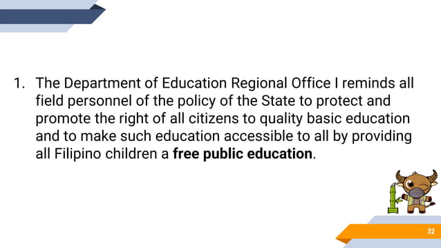 A Presentation on the No Collection Policy of DepEd | PDF