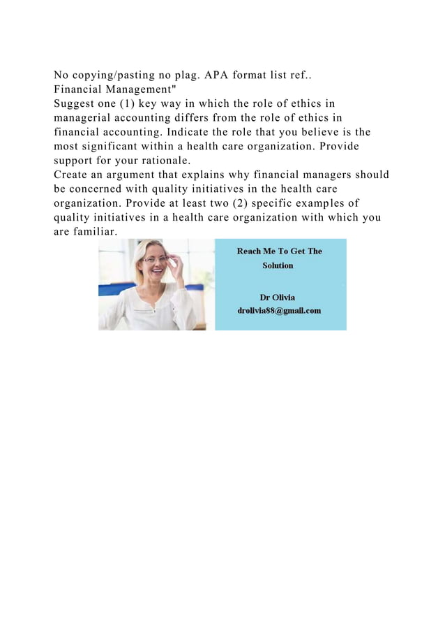No copyingpasting no plag. APA format list ref..Financial Managem.docx