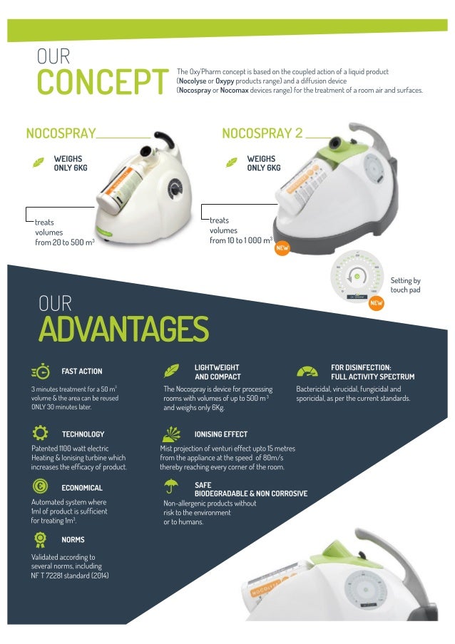 Nocospray 2nd Gen - Nocospray Disinfection System Brochure