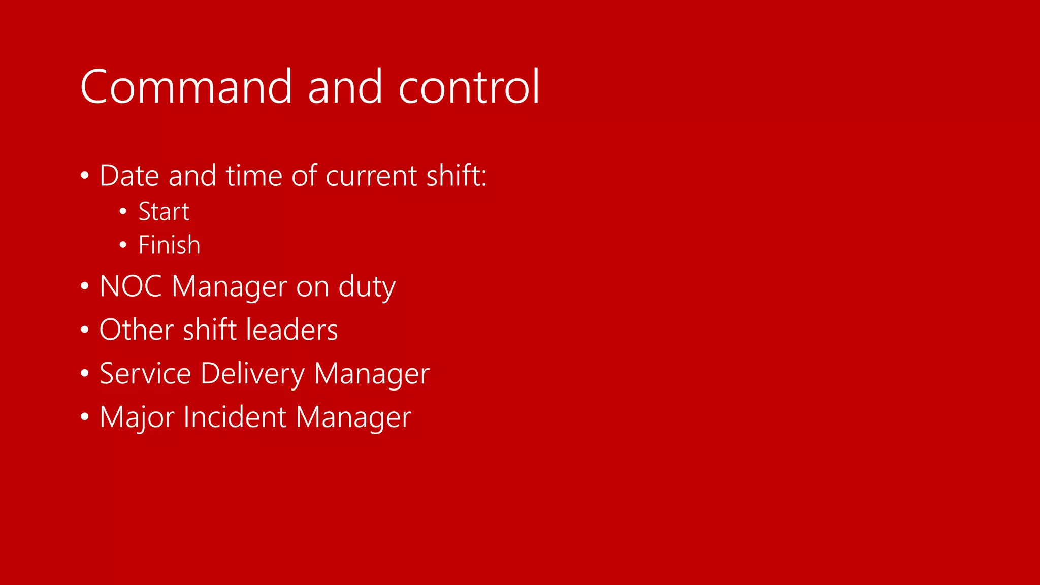 NOC Powerpoint dashboard | PPTX