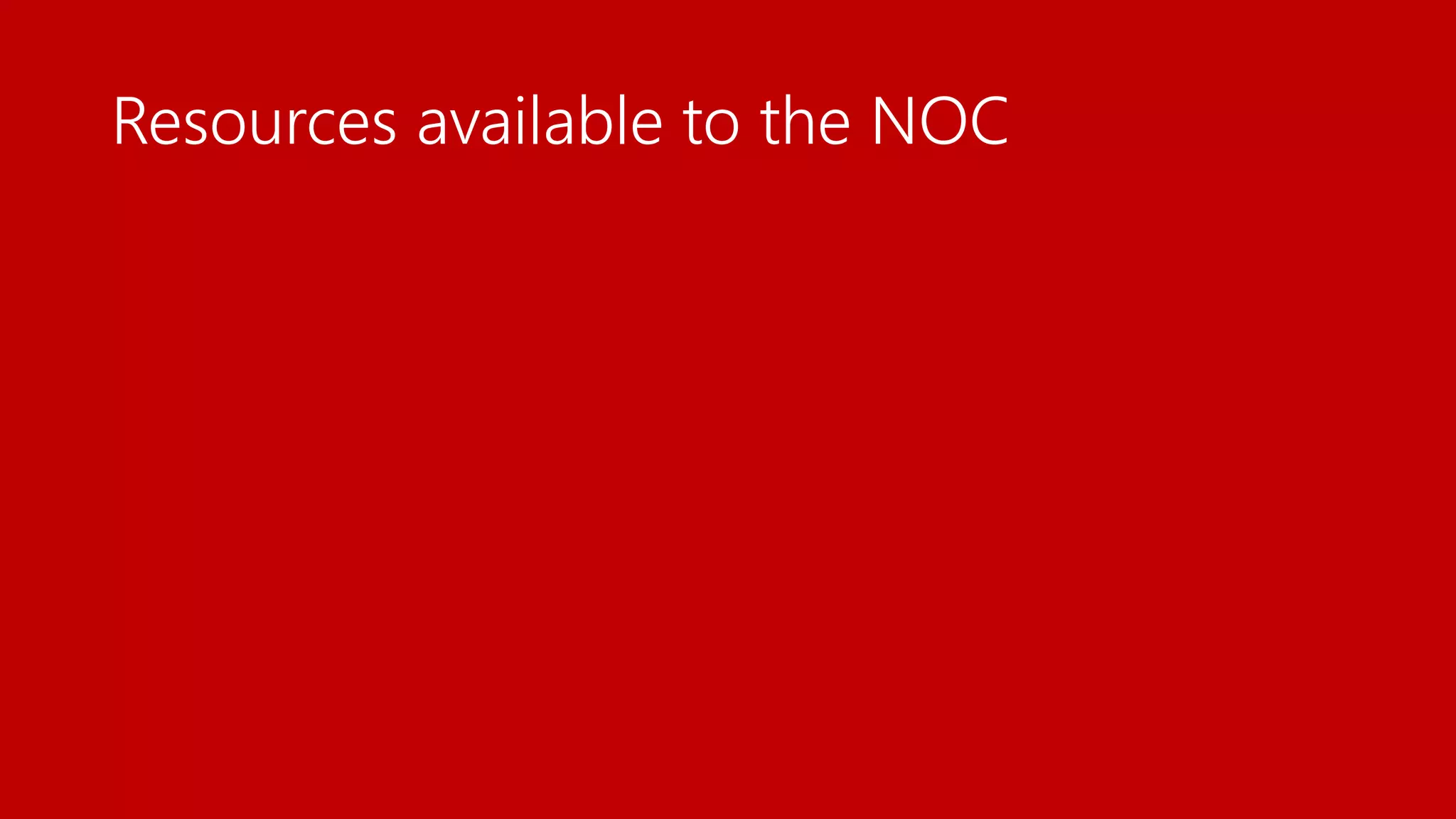 NOC Powerpoint dashboard | PPTX