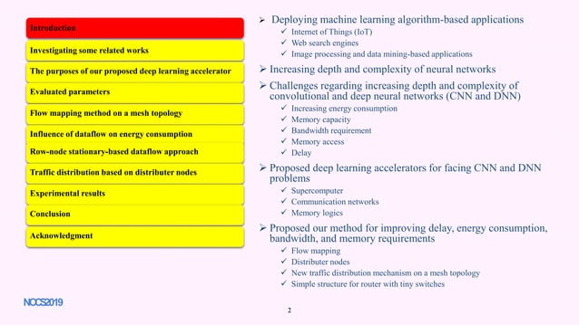 Flow Mapping And Data Distribution On Mesh Based Deep Learning Accelerator Ppt