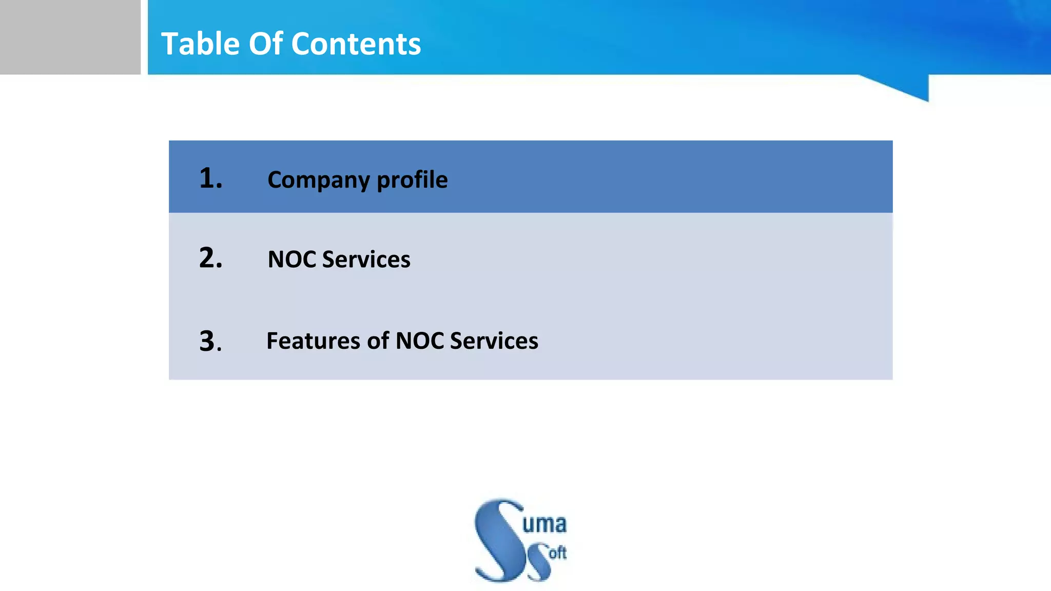 Noc services | PPT