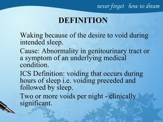 Nocturia | PPT