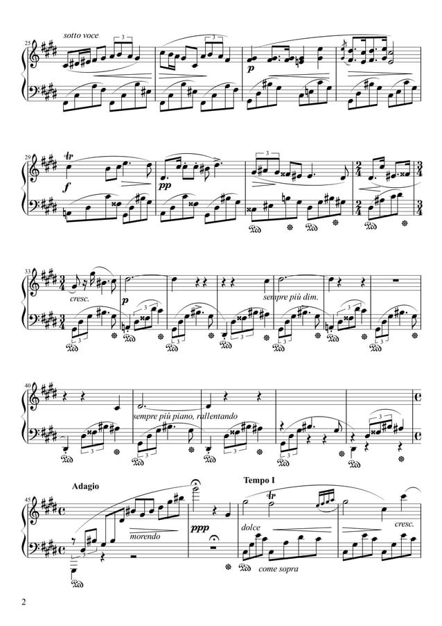 Nocturne_No._20_in_C_Minor - Frederic Chopin | PDF