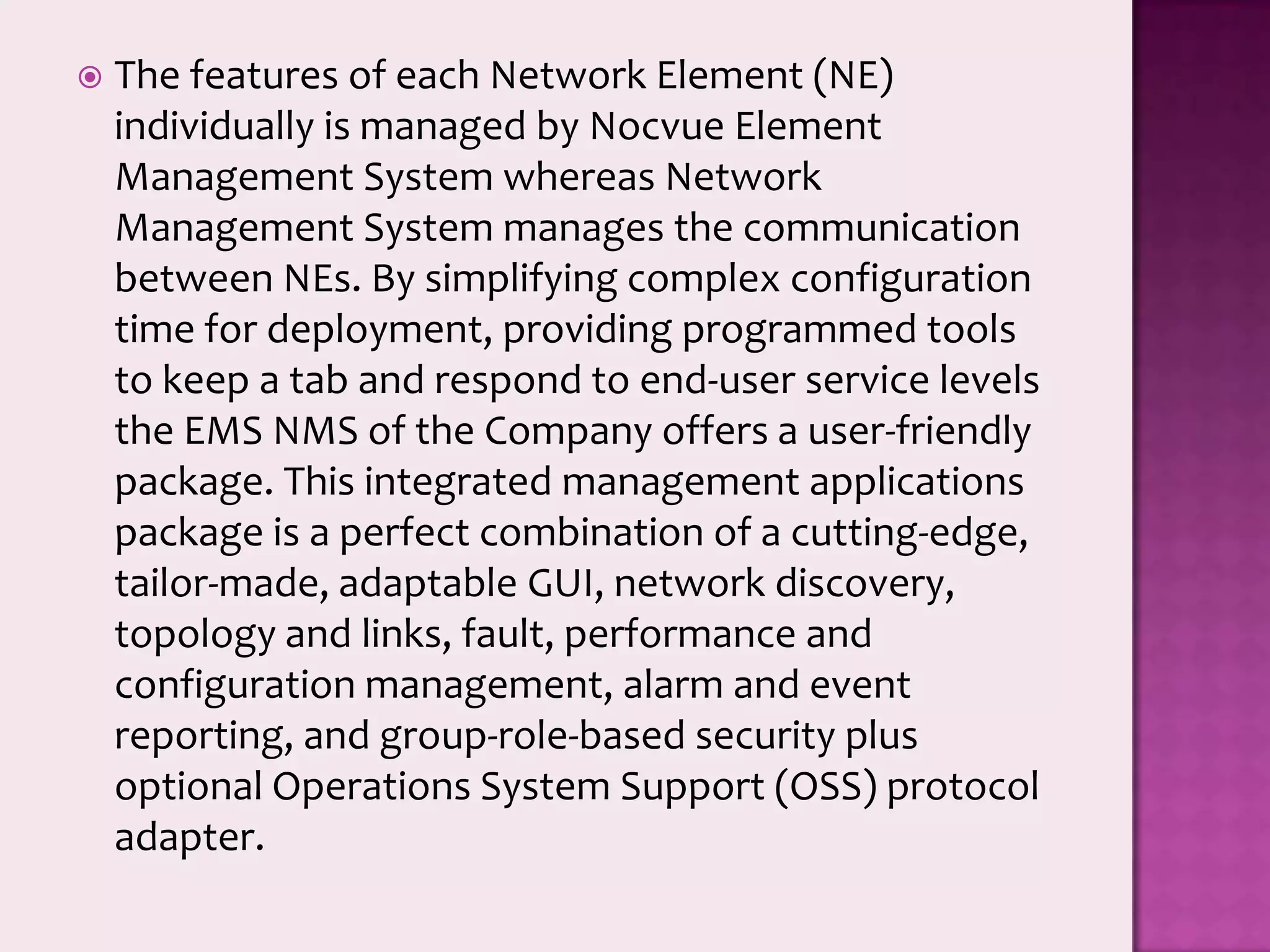 Element Management System - www.nocvue.com | Computer Networking | Computing