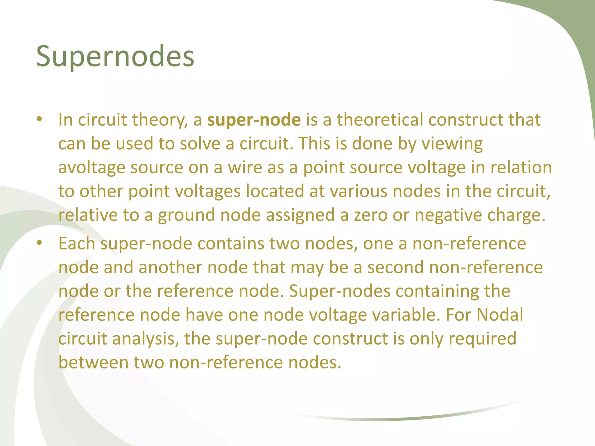 Nodal analysis | PPTX
