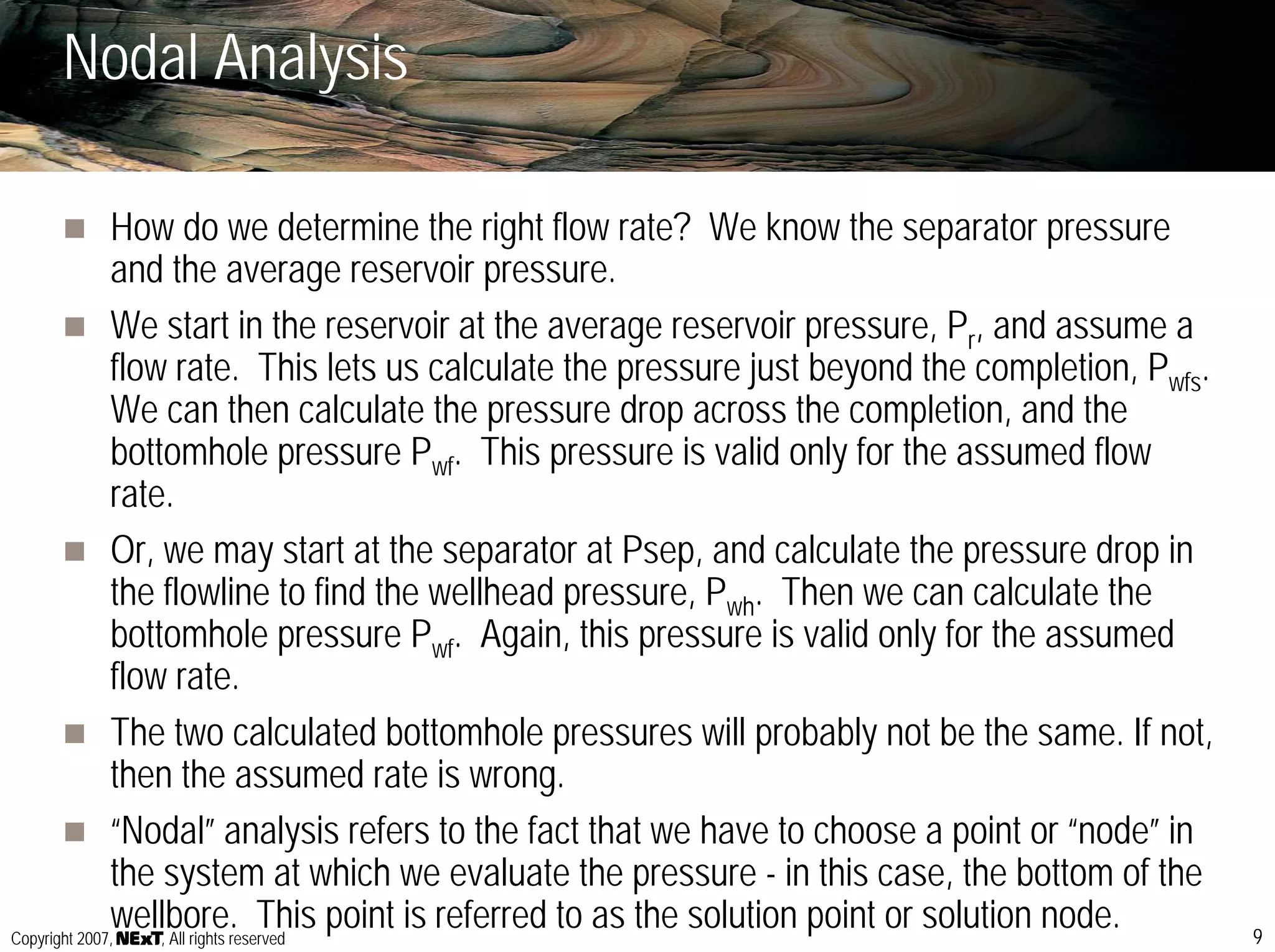 Nodal Analysis introduction to inflow and outflow performance - next | PDF