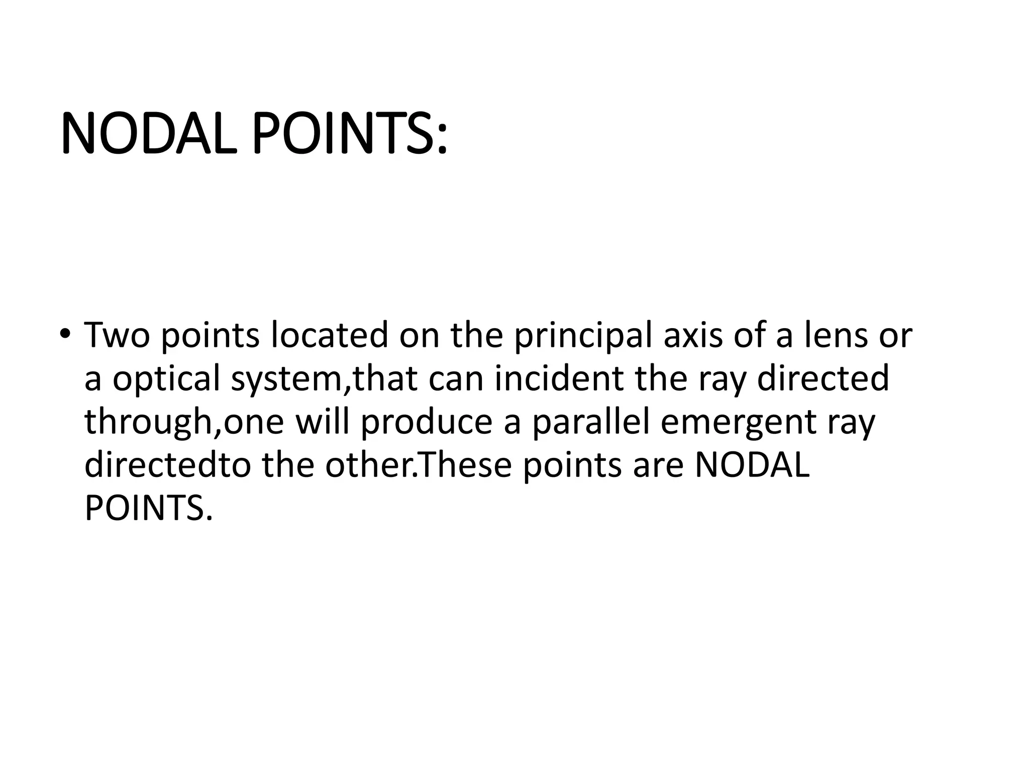 Nodal points | PPTX