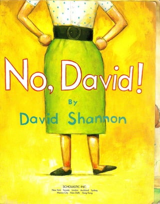No David By David Shannon | PDF | Books and Literature