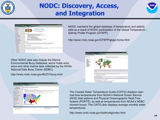 NOAA's National Oceanographic Data Center | PPT