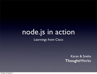 node.js in action | PPT