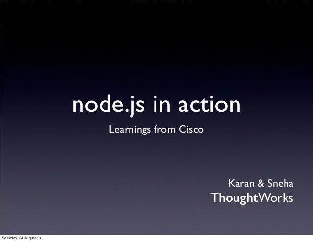 node.js in action