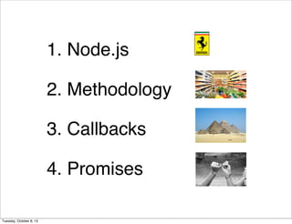 Lessons learned from Node.js - Callbacks / Promises | PDF