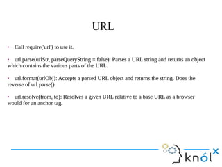 An Overview of Node.js