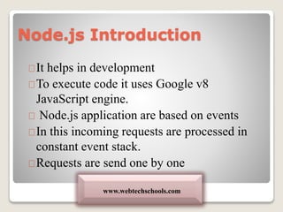 Node.js tutoria for beginner | PPT