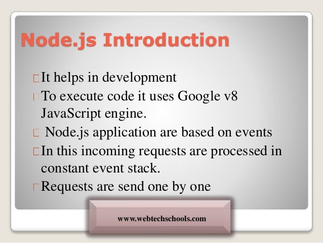 Node.js tutoria for beginner
