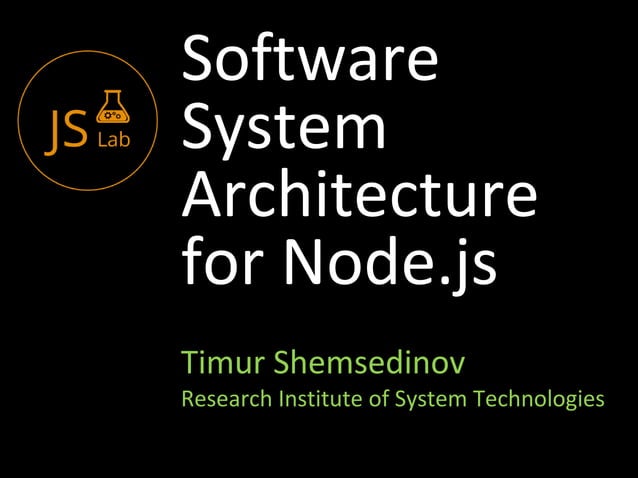 Node.js architecture (EN) | ODP