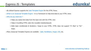 Node JS Express: Steps to Create Restful Web App | PPT