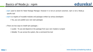 NodeJS : Communication and Round Robin Way | PPT