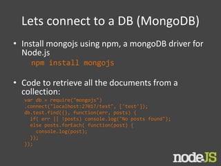Beginners Node.js