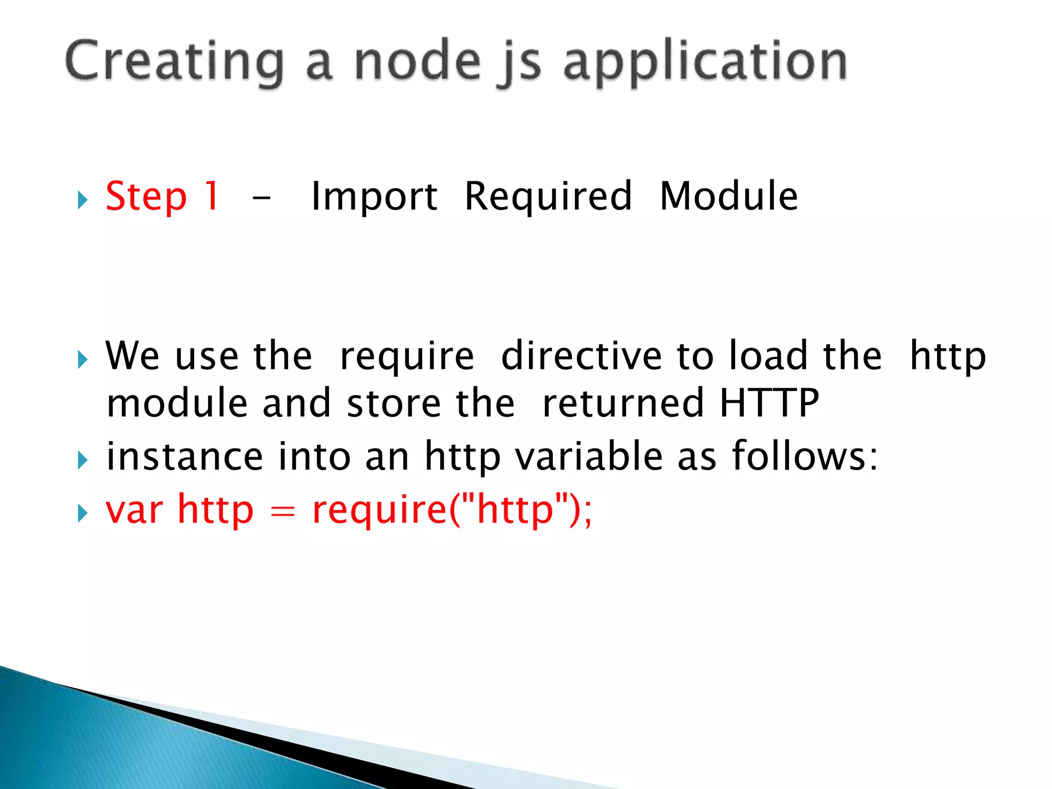 Introduction to node.js