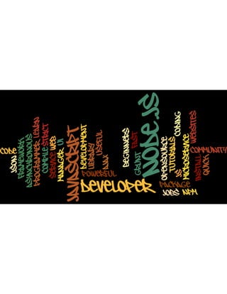 Node.js expressed in word clouds | PDF