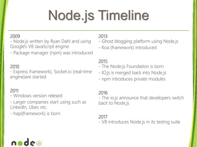 A Journey Begin with Node.js