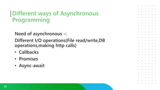 Node.js Chapter1 | PPTX