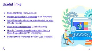 Node.js BFFs - our way to the better/micro frontends | PDF