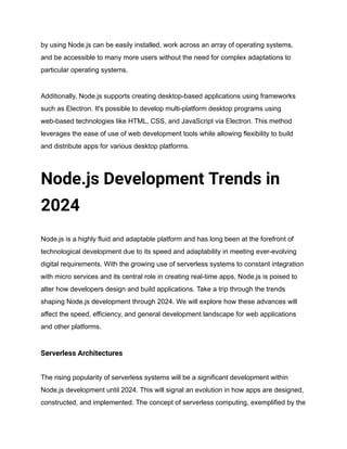 Node.JS Development_ Features and Trends.pdf | Web Development | Internet