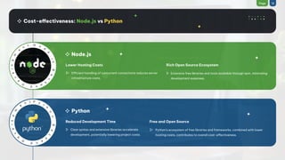 NodeJS vs Python 2024: Which is better for backend development? | PPT