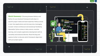 NodeJS vs Python 2024: Which is better for backend development? | PPT