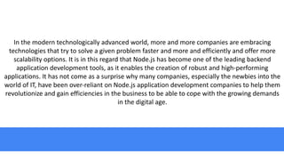 Node.JS Development Companies_ Driving Innovation and Efficiency.pdf