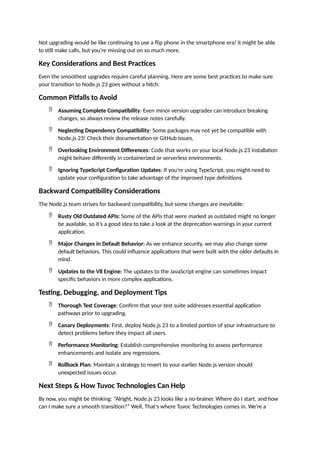 Node.js 23: What’s New, Why It Matters, and How to Upgrade | PPTX