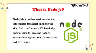 🚀 Node.js Simplified – A Visual Guide for Beginners! | PDF