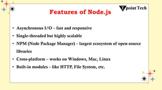 🚀 Node.js Simplified – A Visual Guide for Beginners! | PDF
