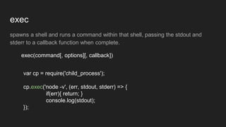 Node child process | PPT