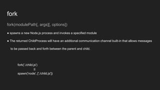 Node child process | PPT