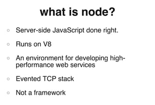 Node intro | PPT