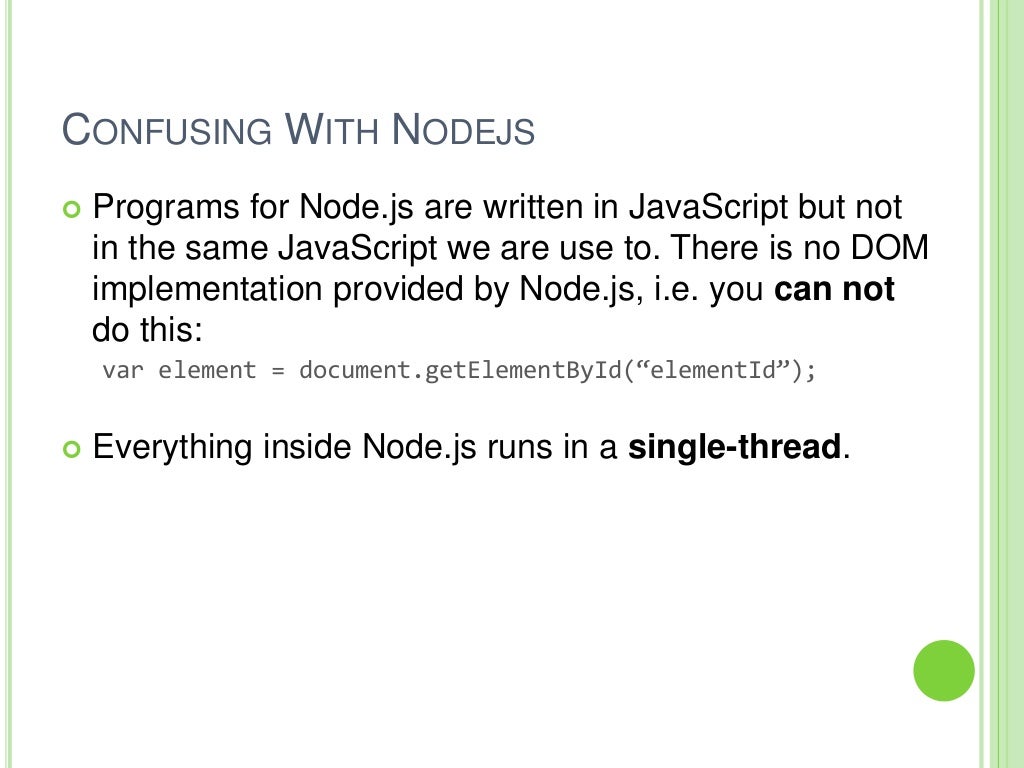 Basic Concept Of Nodejs And Npm