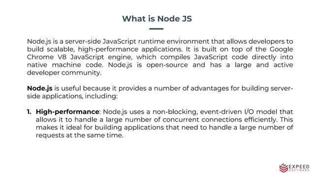 Node JS - A brief overview on building real-time web applications | PPT